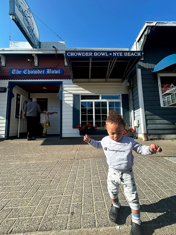 Even the youngest patrons can't contain their excitement about visiting the Chowder Bowl—a true family destination that creates multi-generational memories.