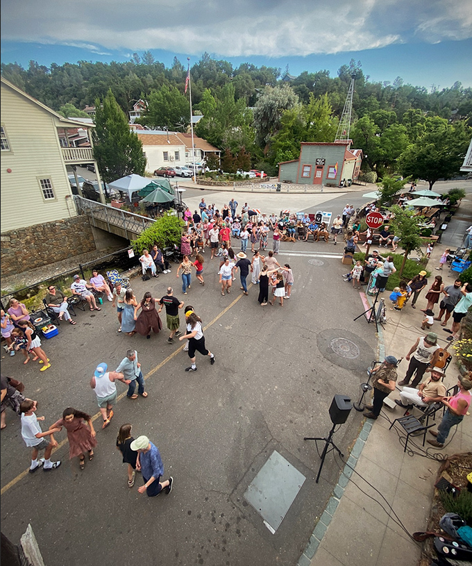 When the street becomes a dance floor, you know you've found a community that understands what matters in life.