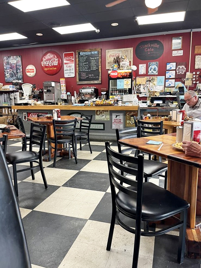 The counter and dining area hum with conversation, coffee refills, and the collective joy of people about to eat well.
