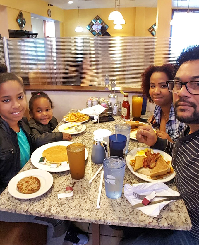 Family breakfast outings aren't just about the food&mdash;they're memory-making sessions fueled by pancakes, eggs, and bottomless juice glasses.