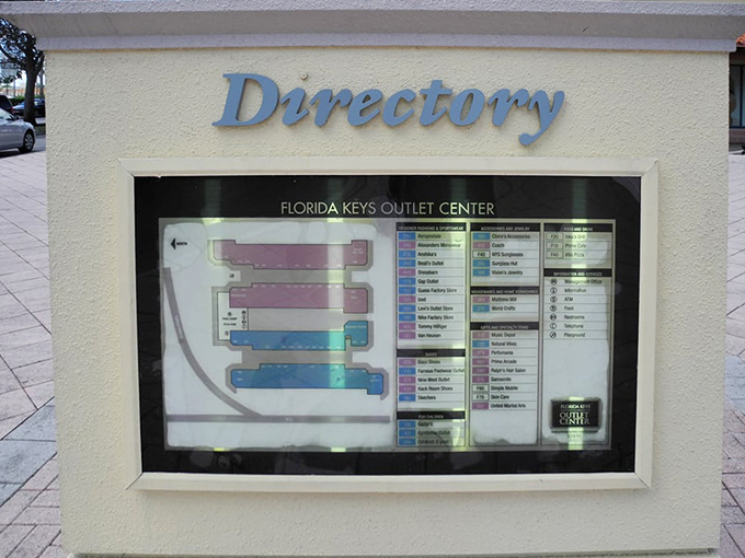 The mall directory&mdash;your treasure map to navigational success in this shopping labyrinth. Study it well or risk missing out on hidden gems.