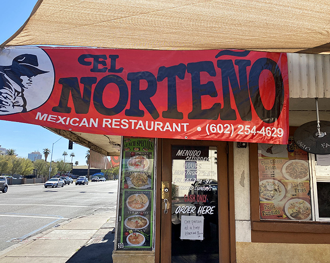 Step through this entrance and leave your diet plans at the door where they belong.