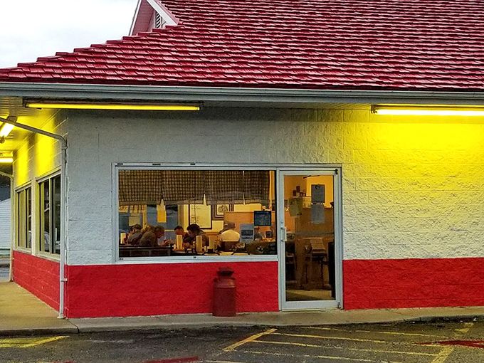As evening approaches, the restaurant glows with promise&mdash;like a lighthouse for the hungry and barbecue-deprived.