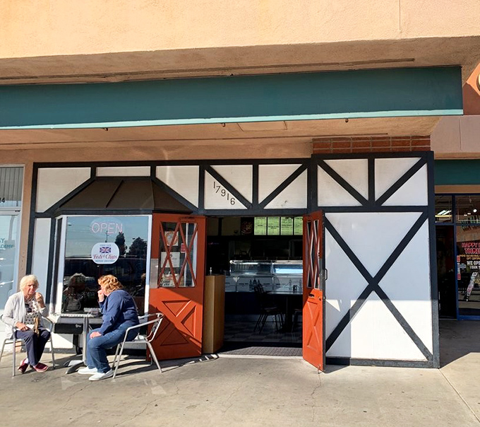 The entrance beckons like a portal to another world, where calories don't count and vinegar is considered a perfectly acceptable beverage accompaniment.