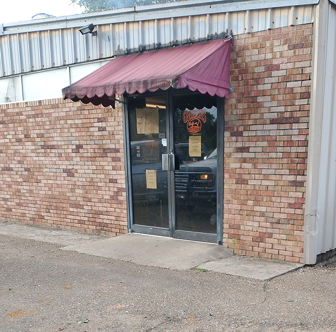 The entrance might look modest, but behind that door lies barbecue greatness that'll make you a regular visitor.