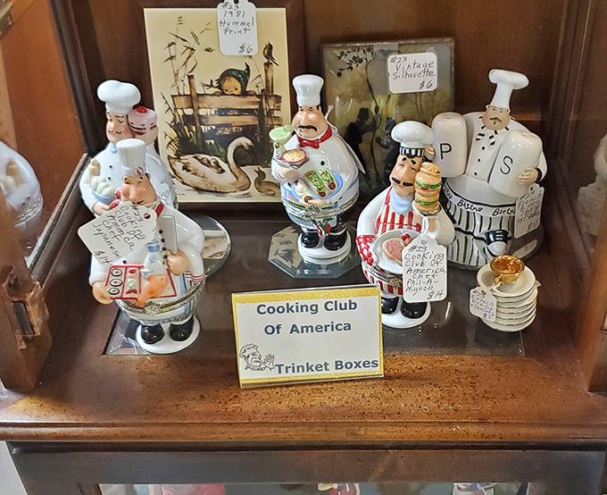 Chef figurines stand at attention, ready to guard your kitchen counters. They've witnessed culinary trends come and go, but their charm remains timeless.