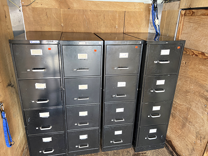 These filing cabinets have probably held everything from tax returns to secret recipes &ndash; now ready to organize your own paper kingdom.