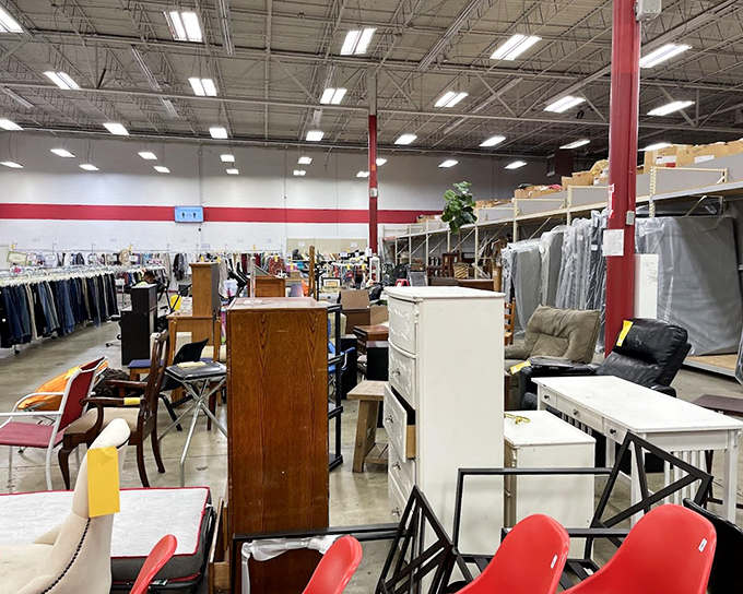 The checkout counter, where the magic happens &ndash; watching your massive haul ring up for less than what you'd spend on a mediocre dinner out.