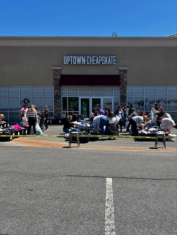 Sidewalk sales draw crowds of dedicated deal-hunters. The thrill of the hunt takes on new meaning during these special events.