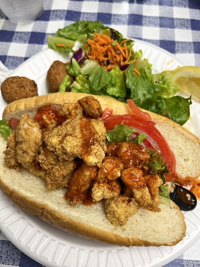 Bold flavors that bite back&mdash;in the best way possible. This po' boy is rich in flavor and Southern charm, proving alligator isn't just for swamp tours.