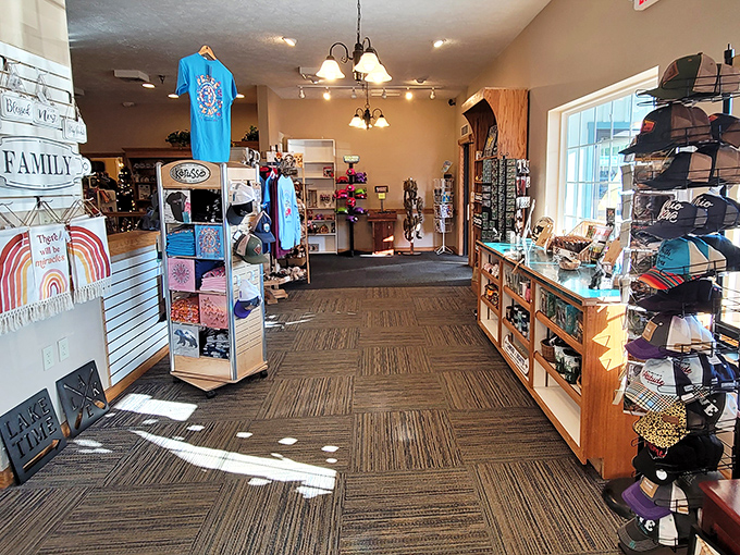 The gift shop: where you can take home a piece of Olde Dutch charm, from local crafts to quirky souvenirs that say "I ate too much."