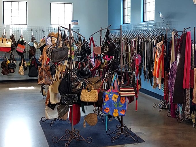 The handbag carousel&mdash;a merry-go-round of fashion possibilities where designer labels occasionally hide among everyday finds.