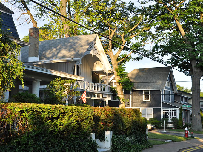 Victorian cottages nestled among mature trees tell stories of generations who've summered here. Porches practically demand lemonade and conversation.