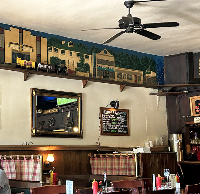 Vintage d&eacute;cor lines the walls, telling stories of Cincinnati's past while patrons create new memories over plates of comfort food excellence.