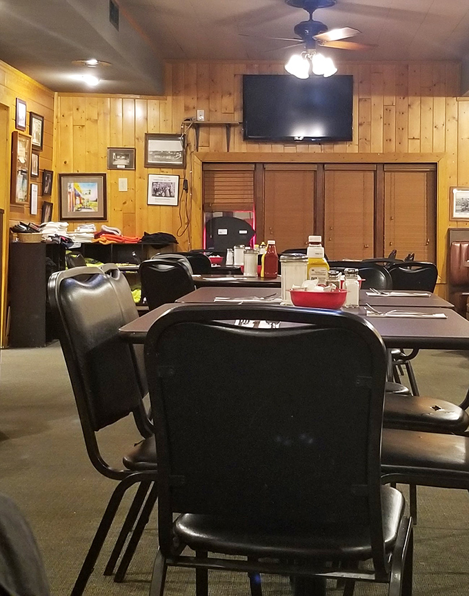 Wood-paneled dining room where conversations flow as freely as the coffee&mdash;Minnesota's answer to hygge with hash browns.