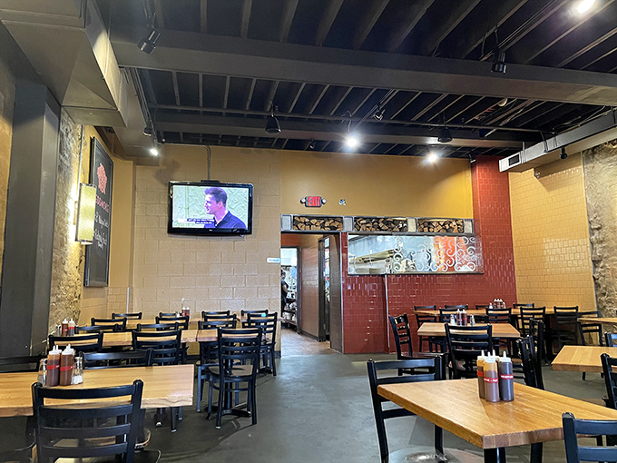 Simple, honest dining spaces let the food take center stage &ndash; no distractions needed when the star of the show is slow-smoked perfection.