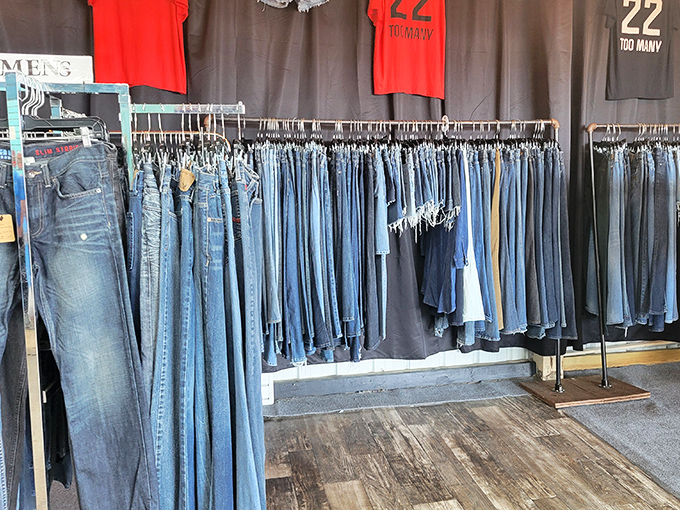 Denim for days! The holy grail of jean shopping&mdash;where finding your perfect pair doesn't require contorting in tiny fitting rooms.