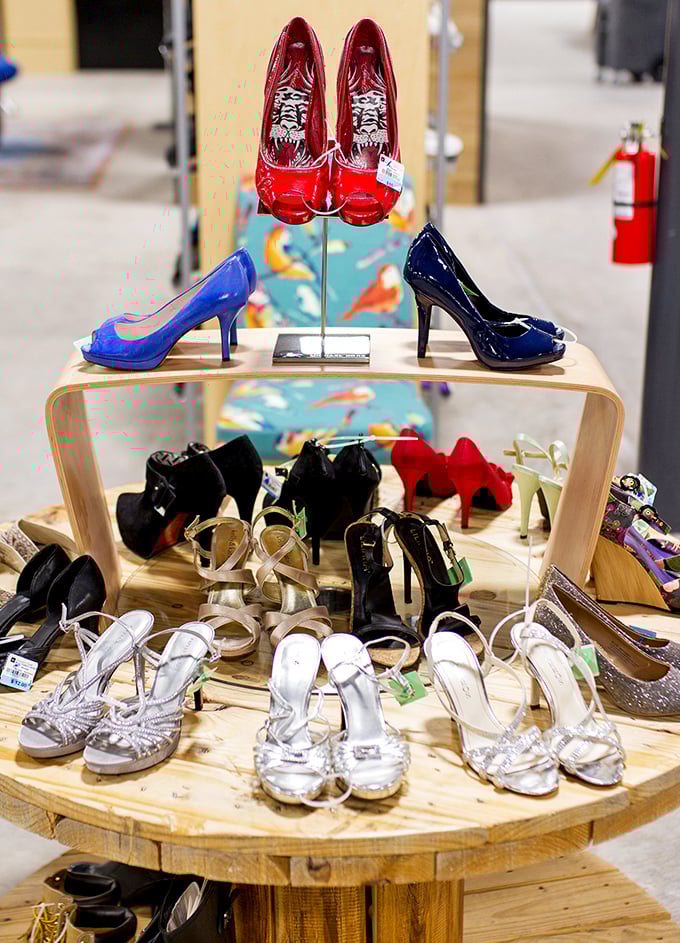 Ladies' footwear proving Cinderella could have found her perfect fit without the fairy godmother.