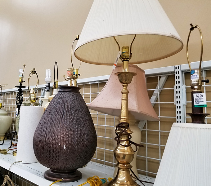 Lamps that have illuminated other lives now wait to brighten yours. Vintage lighting adds character that big-box stores can't replicate.