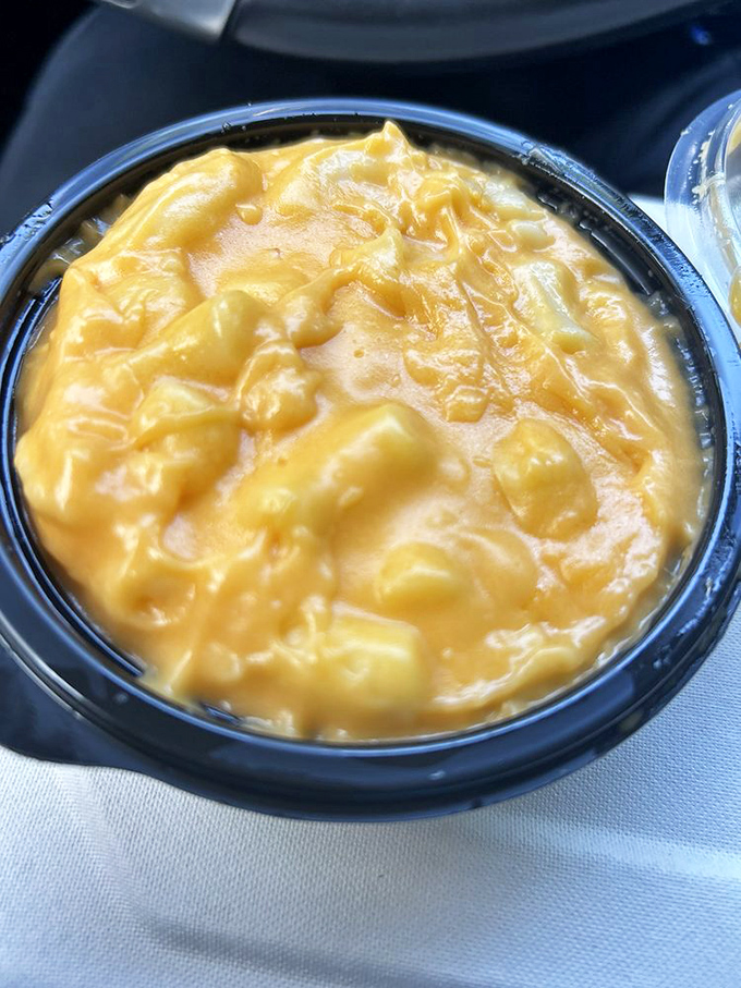 Mac and cheese so creamy it should be illegal in at least nine states. This isn't the boxed stuff&mdash;it's the real deal that haunts your dreams.