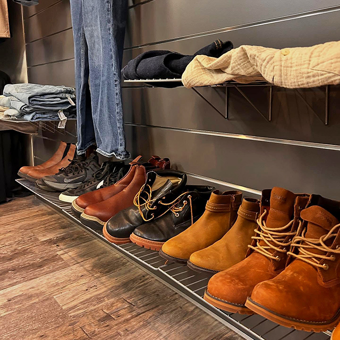 Boot camp for the discerning secondhand shopper. These rugged Timberlands and leather options prove pre-owned doesn't mean pre-worn out.