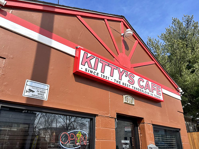 Since 1951 says it all &ndash; when your sign boldly claims "The Best Tenderloin in Town," it's not bragging if it's true. 