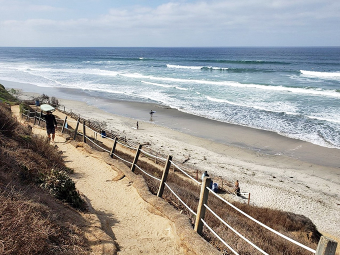 The waves roll in with the kind of consistency that makes surfers giddy and photographers downright ecstatic about it.