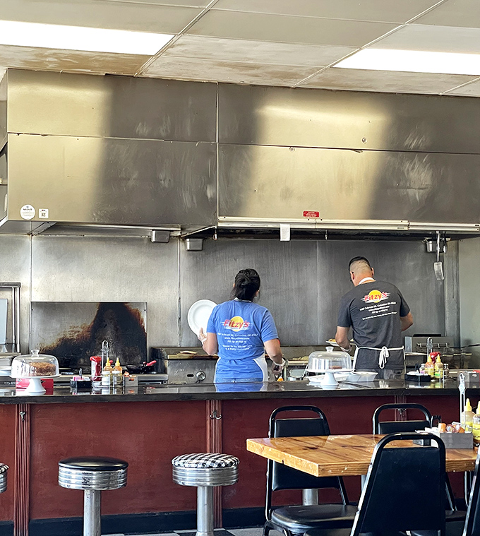 Cooks working their magic behind the counter&mdash;the unsung heroes turning simple ingredients into memorable meals.