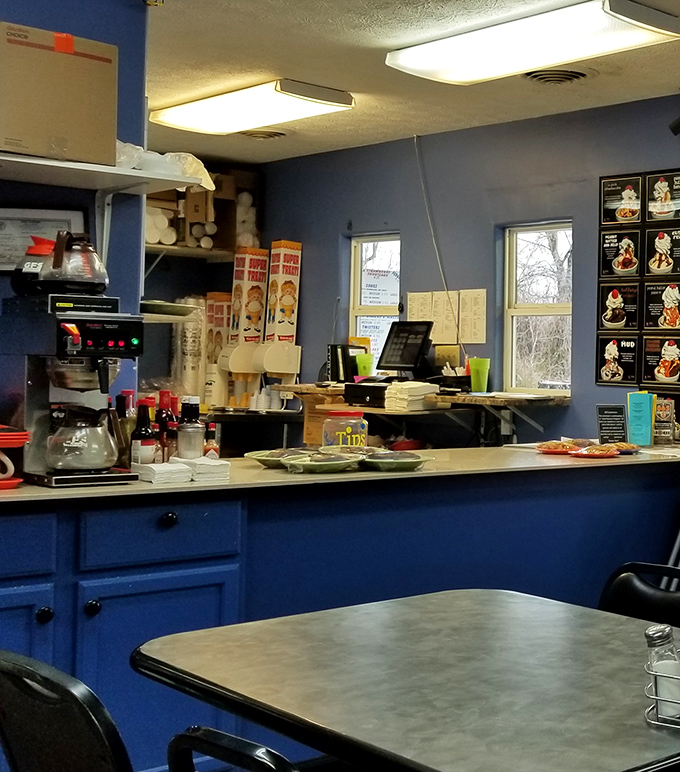 The command center of comfort food operations&mdash;where milkshakes are born and diet plans go to die, gloriously.