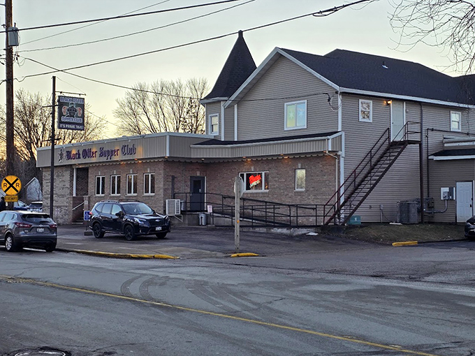 As dusk settles over Hortonville, Black Otter Supper Club stands ready to welcome hungry pilgrims on their quest for prime rib perfection.