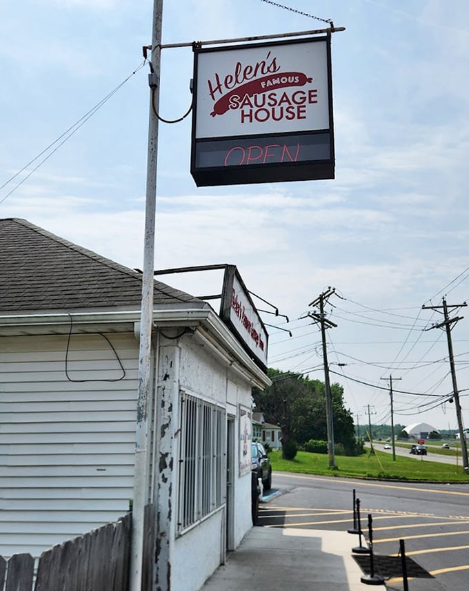 Situated along a busy highway, this humble building has saved more morning commutes than coffee itself.