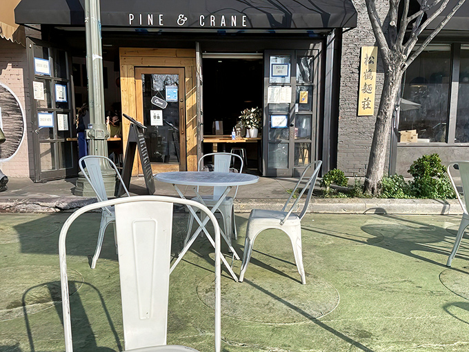 Outdoor seating that captures that perfect LA vibe &ndash; casual enough for Tuesday lunch, special enough for Saturday date night.