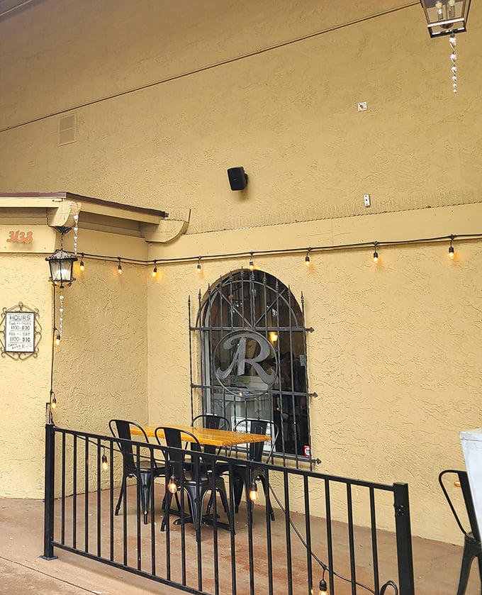 Outdoor seating where the Arizona sunshine and Casa Reynoso's flavors compete for which can warm your soul more effectively.