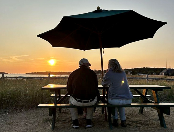 Sunset dining with a view&mdash;because seafood always tastes better when paired with nature's most spectacular light show.