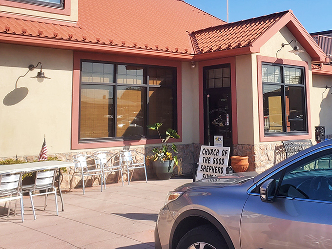 Outdoor seating for those perfect Pennsylvania days when fresh air makes every meal taste even better than usual.