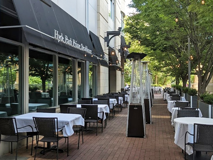 The outdoor patio offers al fresco dining with white tablecloths that somehow stay pristine even when Pittsburgh's famous winds decide to play.