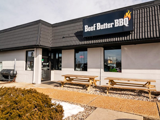 Even the outdoor seating whispers, "Come, sit, eat until your jeans file a formal complaint."