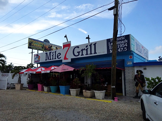 From the road, it's an unassuming landmark—but locals know this blue building houses breakfast gold.
