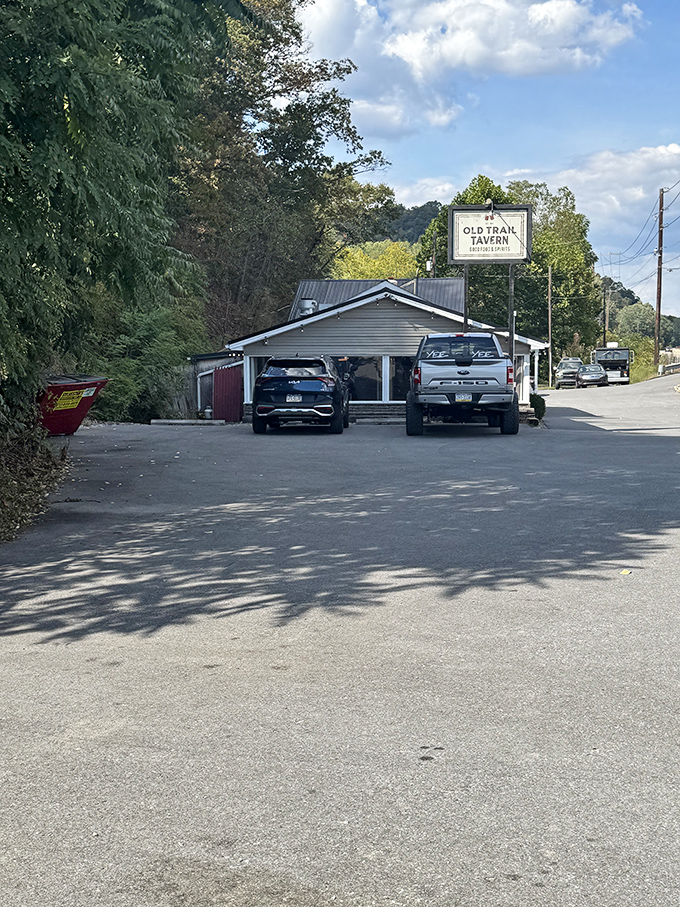 Arriving at Old Trail Tavern feels like you've been let in on a secret that the GPS almost didn't share.