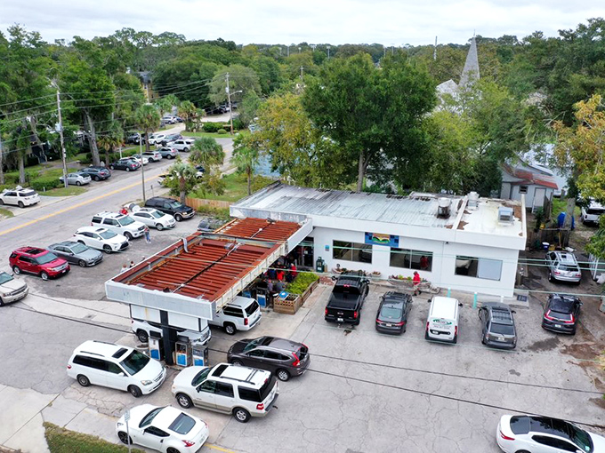 From above, it looks like any converted gas station. Inside, it's burger nirvana&mdash;proof that culinary treasures often hide in plain sight.