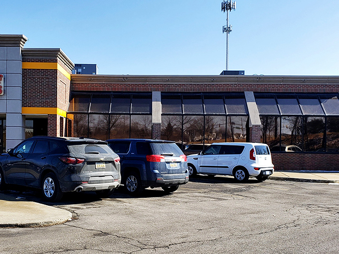 The parking lot&mdash;where breakfast pilgrimages begin and end, with cars full of satisfied customers plotting their return visits.