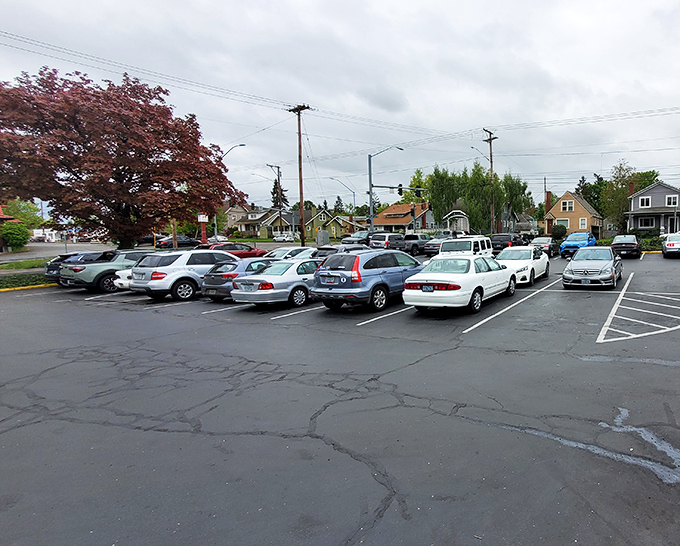 A packed parking lot is the universal sign of exceptional food&mdash;at Sybil's, it's a regular sight that locals have come to expect.