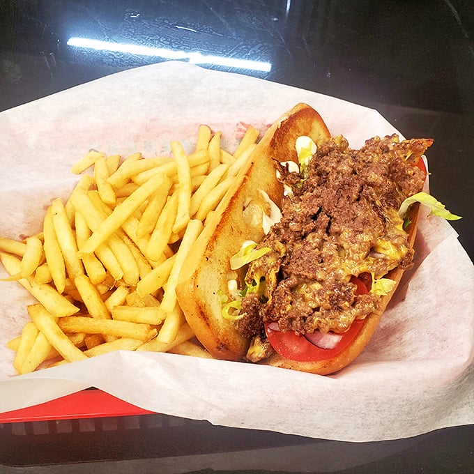 The Philly cheesesteak that dares to venture west of Pennsylvania. Those glistening bits of beef and melted cheese are making a compelling argument for relocation.