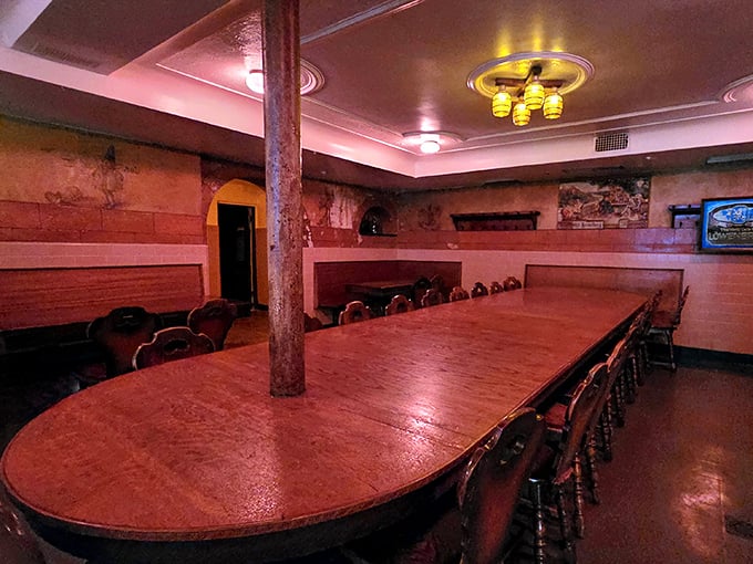 The private dining room's massive table isn't just for eating &ndash; it's for creating memories that will last longer than your newfound appreciation for sauerkraut.