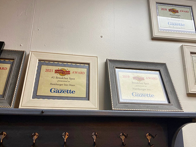 Awards on the wall tell the story: When locals repeatedly crown you breakfast king, you're doing something right.