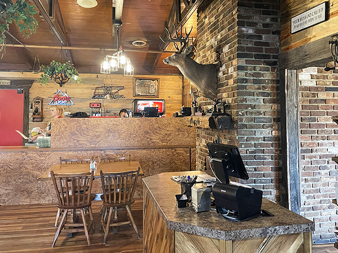 The check-out counter &ndash; your last chance to grab local honey or homemade jam before reluctantly heading back to the real world.