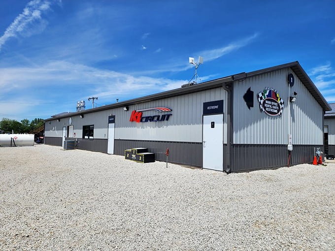 The facility's buildings stand ready to serve racers and spectators alike. Not exactly Monaco's luxury accommodations, but infinitely more authentic.