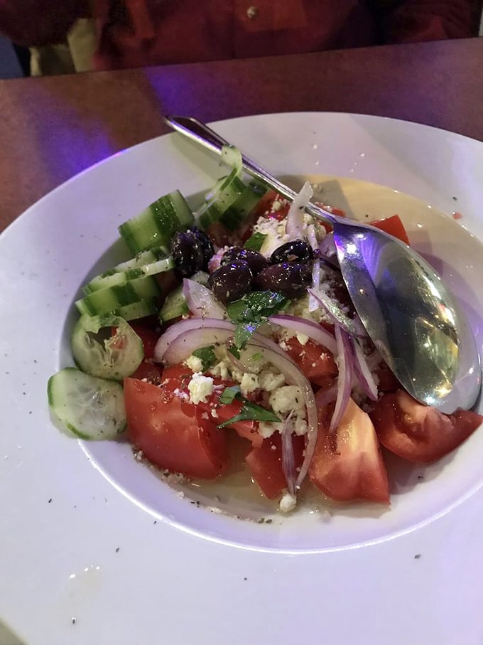 A proper Greek salad that reminds you vegetables can be the main event when they're this fresh and vibrant.