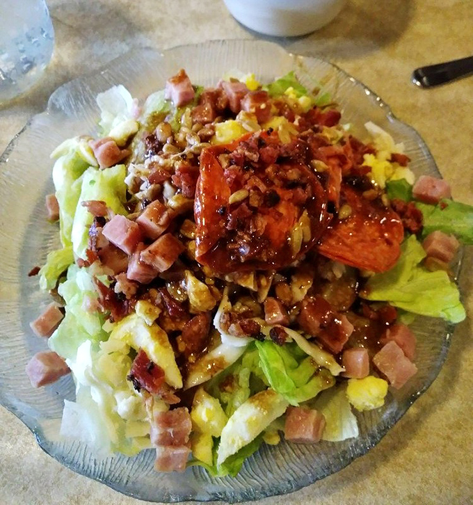 A salad that doesn't apologize for being hearty&mdash;loaded with toppings that transform "eating your vegetables" from chore to pleasure.