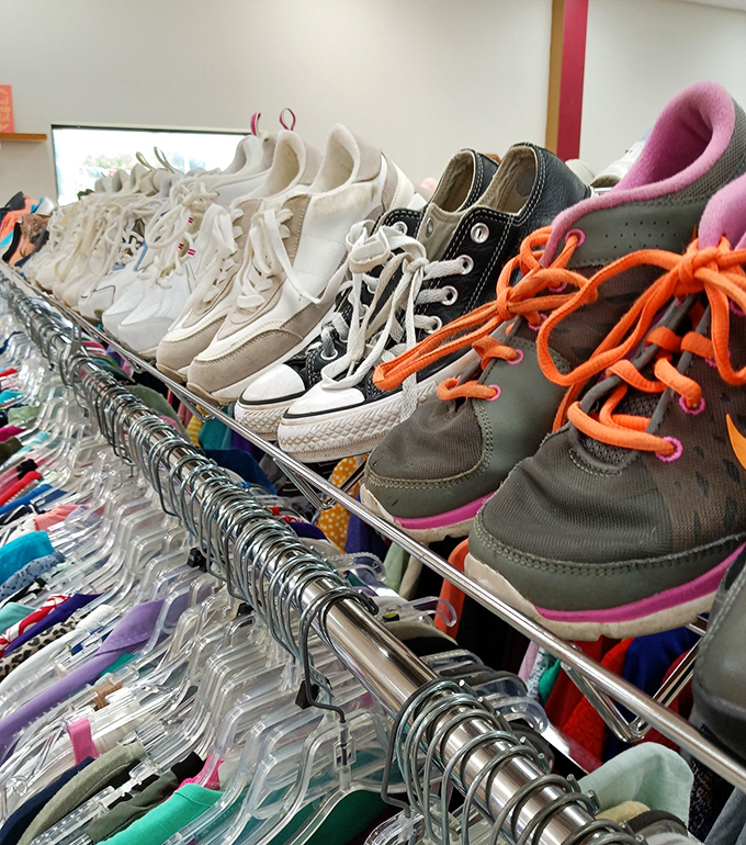 Cinderella had one glass slipper; you can have dozens of options! These kicks range from classic Converse to comfy walking shoes—all waiting for their perfect match.